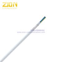 China Color Coded Multi Conductor Industrial Control Cable with Galvanized Steel Braid Shield and PVC Insulation for sale