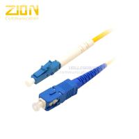 China SC to LC Simplex Fiber Jumper Singlemode 9/125 μm with PVC or LSZH Jacket Fiber Optic Patch Cord for sale