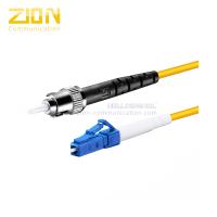 China Simplex ST to LC Fiber Optic Patch Cord Singlemode 9/125 um with PVC or LSZH Jacket for Reliable Connectivity for sale