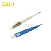 China SC to LC Simplex Multimode 62.5 / 125 μm Fiber Optic Patch Cord with PVC or LSZH Jacket for Transmitter for sale