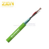 China 1 Pair LSZH Green Jacket 0.8mm Bare Copper KNX Control Cable for Lighting and Security Systems for sale