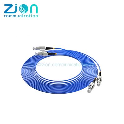 China Duplex Jumper OM1 62.5/125μm Fiber Optic Patch Cord with FC to FC Connectors and LSZH Jacket for sale