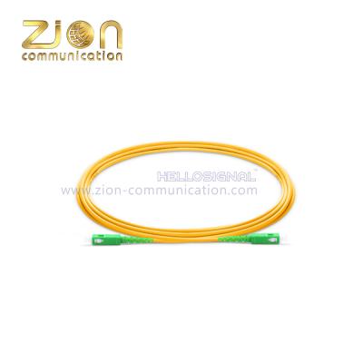 China G655 PVC Jacket Fiber Optic Patch Cord with SC Connector for High-Performance Networking for sale