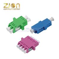 China Fiber Optic Adapter LC Adapter with Welding Symmetry Plastic/Hybrid Construction for LC SX/DX/QUAD Applications for sale