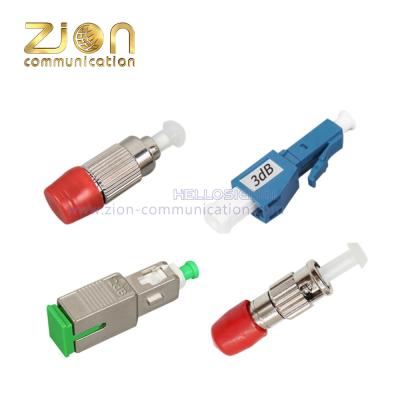 China Fiber Optic Attenuator with 1310-1550nm Wavelength Low Insertion Loss and High Return Loss for Optical Systems for sale