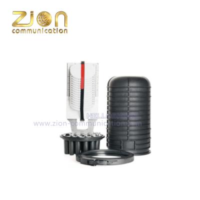 China IP68 Protected Fiber Optic Splice Closure with 144F Max Capacity and Heat Shrinkable Seal for sale