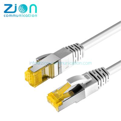 China Cat 7 S/FTP Patch Cord with 1000MHz Bandwidth and Bare Copper Conductors for High-Speed Networking for sale