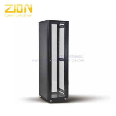 China Network Rack Cabinet with 400KG Loading Capacity SPCC Cold Rolled Steel and Modular Quick Disassembling Design for sale