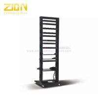 China 606 Open Rack Server Rack with SPCC Cold Rolled Steel, 250kg Loading Capacity, and 29U-47U Capacity for Data Centers for sale
