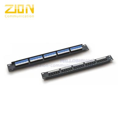China 25/50 Ports Voice Patch Panel with 8P4C and IDC Contacts for Data Center Accessories for sale