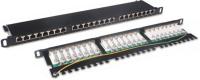 China 0.5U 24 Ports Patch Panel for Rack Mount - Cat5e/Cat6/Cat6A Compatible Data Center Accessories for sale