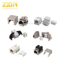China Cat.5e and Cat.6 RJ45 Keystone Jack Modules with Tool-less Type for Structured Cabling for sale