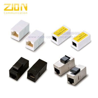 China UTP CAT5e and CAT6 Keystone Jack Coupler with FTP CAT6 Ethernet Jack for Reliable Connectivity for sale