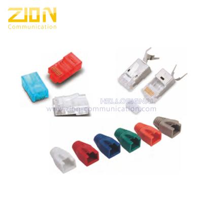 China Cat.5e/6A Modular Plug 8P8C RJ45 Connector for Ethernet Networks 3U-50U for sale