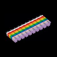 China Modular Plug Color Clip RJ45 Connector with Strain Relief Compatible with Cat3 Cat5 Cat5e Cat6 Cat6A and RoHS Compliant for sale