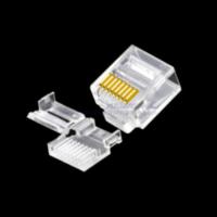 China Zion Communication CAT6 UTP Short Crystal Head Modular Plug with Phosphor Bronze Contact and 8P/8C Configuration for sale