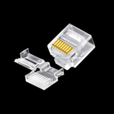 China Zion Communication CAT6 UTP Short Crystal Head Modular Plug with Phosphor Bronze Contact and 8P/8C Configuration for sale