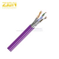 China F/FTP Cat6a Ethernet Cable with 500Mhz 10Gbps Speed and LSZH Jacket for High-Performance Networking for sale