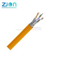 China S/FTP LSZH Jacket CAT 8 Network Cable 2000Mhz 40Gbps Copper Conductor NO 7112436 for sale