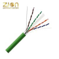 China F/UTP CAT6 Ethernet Cable with 0.57mm Copper Conductor PVC Jacket and CPR Certification for Indoor LAN Networks for sale