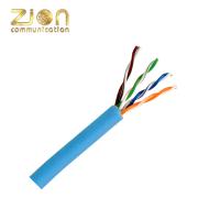 China U/UTP CAT5e Network Cable with 0.50mm CCA Conductor Indoor PVC Jacket and CPR Certified for sale