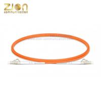 China LC UPC to LC UPC Simplex OM1 Multimode PVC Jacket 6ft Fiber Optic Patch Cord FOPC for sale