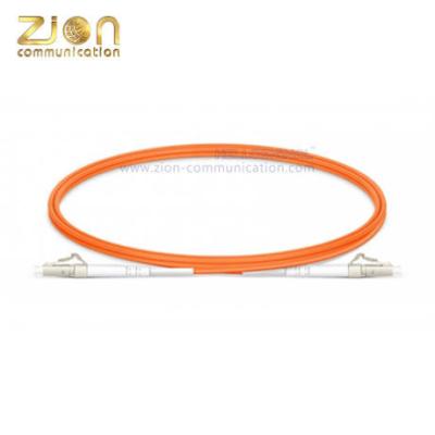 China LC UPC to LC UPC Simplex OM1 Multimode PVC Jacket 6ft Fiber Optic Patch Cord FOPC for sale