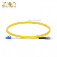 China LC UPC to FC UPC Fiber Optic Patch Cord G.652.D Single Mode with PVC Jacket for High-Density Connections for sale