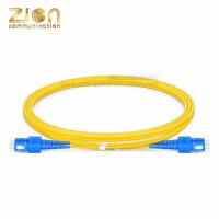 China SC UPC Duplex G.652.D Single Mode PVC 2.0mm Fiber Optic Patch Cord FOPC for High-Speed Data Transmission for sale