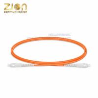 China SC UPC to SC UPC Simplex OM1 Multimode PVC 2.0mm Fiber Optic Patch Cord FOPC for sale