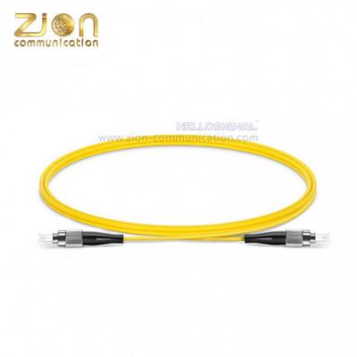 China FC UPC to FC UPC Fiber Optic Patch Cord G.652.D Single Mode PVC 2.0mm FOPC for sale