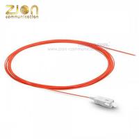 China SC APC Simplex OM1 Multimode PVC 0.9mm Fiber Optic Patch Cord for High-Speed Data Transmission for sale