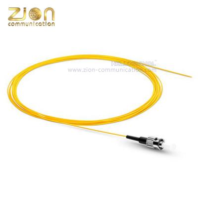 China ST APC Simplex G.652.D Single Mode Fiber Optic Patch Cord with PVC Jacket and 0.9mm Diameter for sale