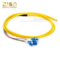 China G.652.D Single Mode LC UPC Fiber Optic Patch Cord with 0.9mm PVC Jacket for High-Density Connections for sale