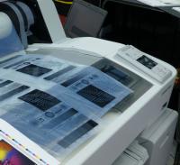 China A3 Waterproof Milky Silk Screen Printing Film 130um PET Material for Inkjet Printers - 297mm x 420mm for sale