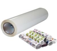 China 33cm x 30m A3 DTF PET Heat Transfer Film Roll - 75μm Matte Finish for Textile Printing for sale