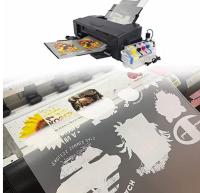 China A4 Glossy Clear DTF Transfer Film 8.3x11.7 inch PET Heat Transfer Paper for Textile Printing for sale
