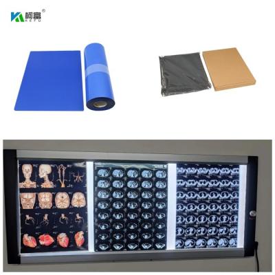 China Blue Base Dry Inkjet Medical X Ray Film 210 Micron 100 Sheets 8x10 A4 A3 for sale