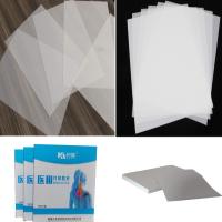 China Medical White Opaque Laser Print Film 125-180 Microns for Epson Canon Inkjet Printer for sale