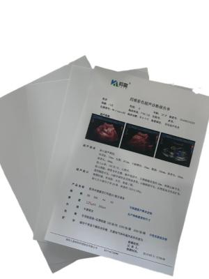 China 125 Micron Semi Transparent White PET Medical X-Ray Film for Laser Printing 2400x2400dpi for sale