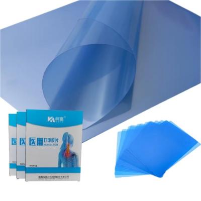 China Blue Base Medical X-ray Dry Film for Laser Inkjet Printers A3 A4 8x10 14x17 for sale