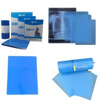 China Blue Medical X Ray Film 8x10 14x17 Inch for Fuji Printers 210 Micron Thickness for sale