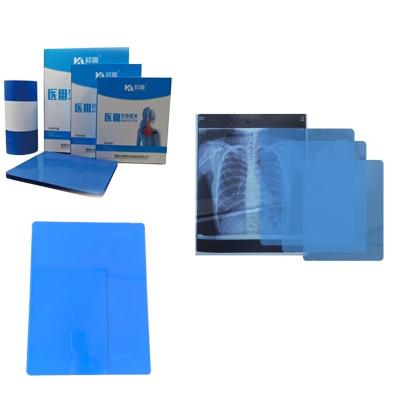 China Inkjet X Ray Film 8x10 Inches Polyester Blue Transparent for Medical Imaging Diagnosis for sale