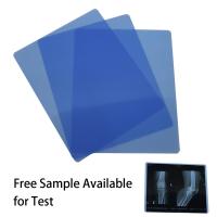 China Inkjet X Ray Film 210 Microns Blue Medical Film for Radiography 9600x2400 dpi for sale