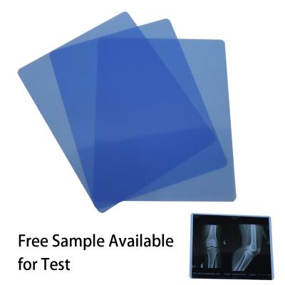 China Inkjet X Ray Film 210 Microns Blue Medical Film for Radiography 9600x2400 dpi for sale