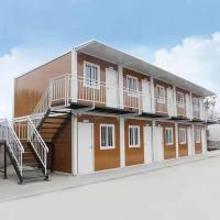 China Moveable 40FT Container House with Galvanized Steel Frame and Wall 75mm Sandwich Panel for sale