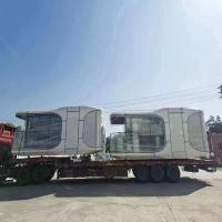 China Modular Home Space Capsule Design Prefab Hotel Cabin with Steel Frame and Sandwich Panel for sale