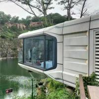 China Modern Design Villa Custom Production Luxury Friendly Space Capsule House Prefabricated for sale