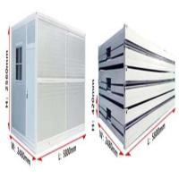 China Mobile Living Container House Foldable Expandable Prefab Tiny Easy to Assemble Steel Door for sale