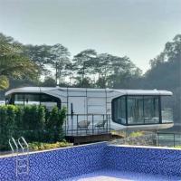 China Customized Color Villa Luxury Modular Home Vessel House Space Capsule House end Villa for sale